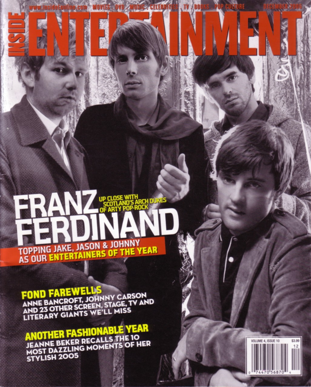 Cover Story: Franz Ferdinand - reigning rock star geeks - Music ...