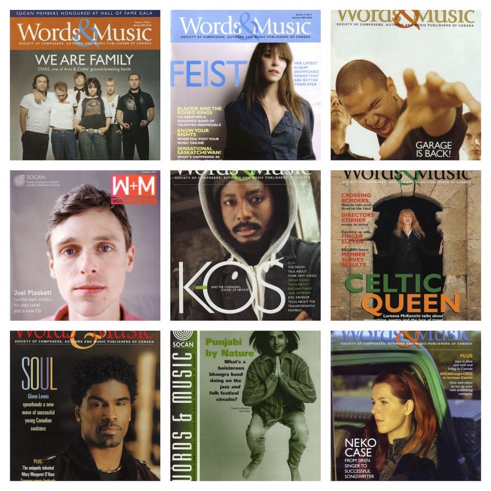 Words & Music cover stories - Music journalism, books and more